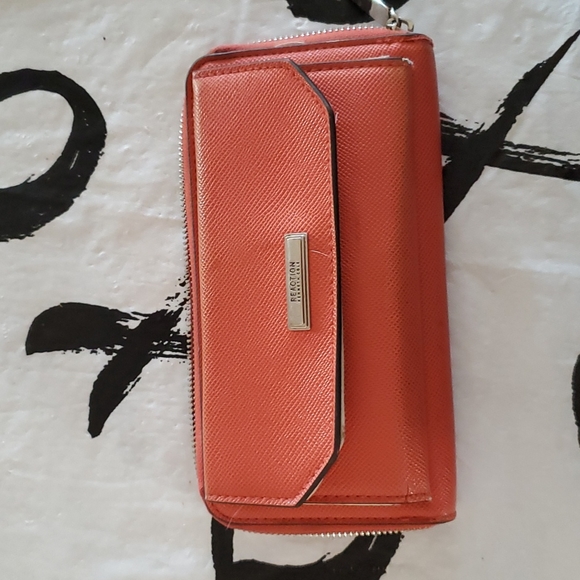 Kenneth Cole Reaction | Bags | Reaction Pinkish Organizer Wallet | Poshmark